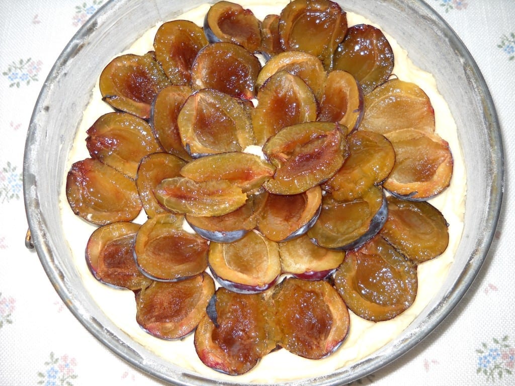 Italian Prune Plum Cake with Streusel Topping