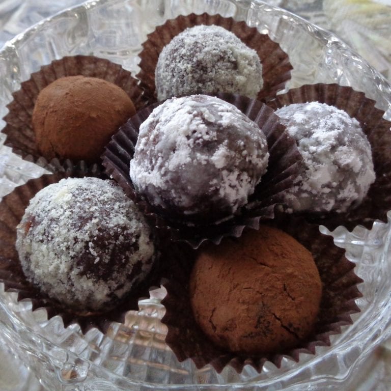 Chestnut & Marzipan “Truffles”