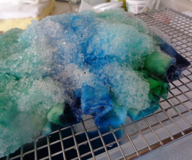 First Time Snow Dyeing